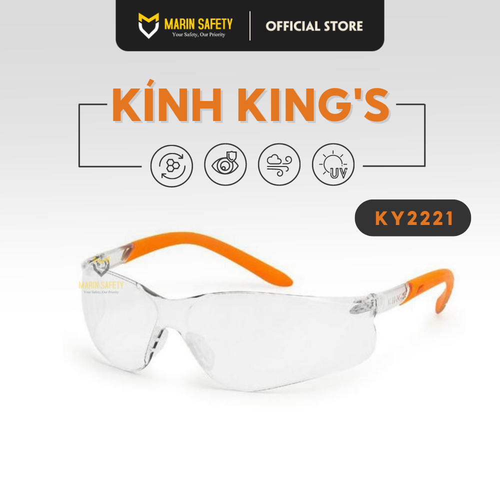 Kính bảo hộ KING'S KY2221 - Bảo Hộ Marin Safety